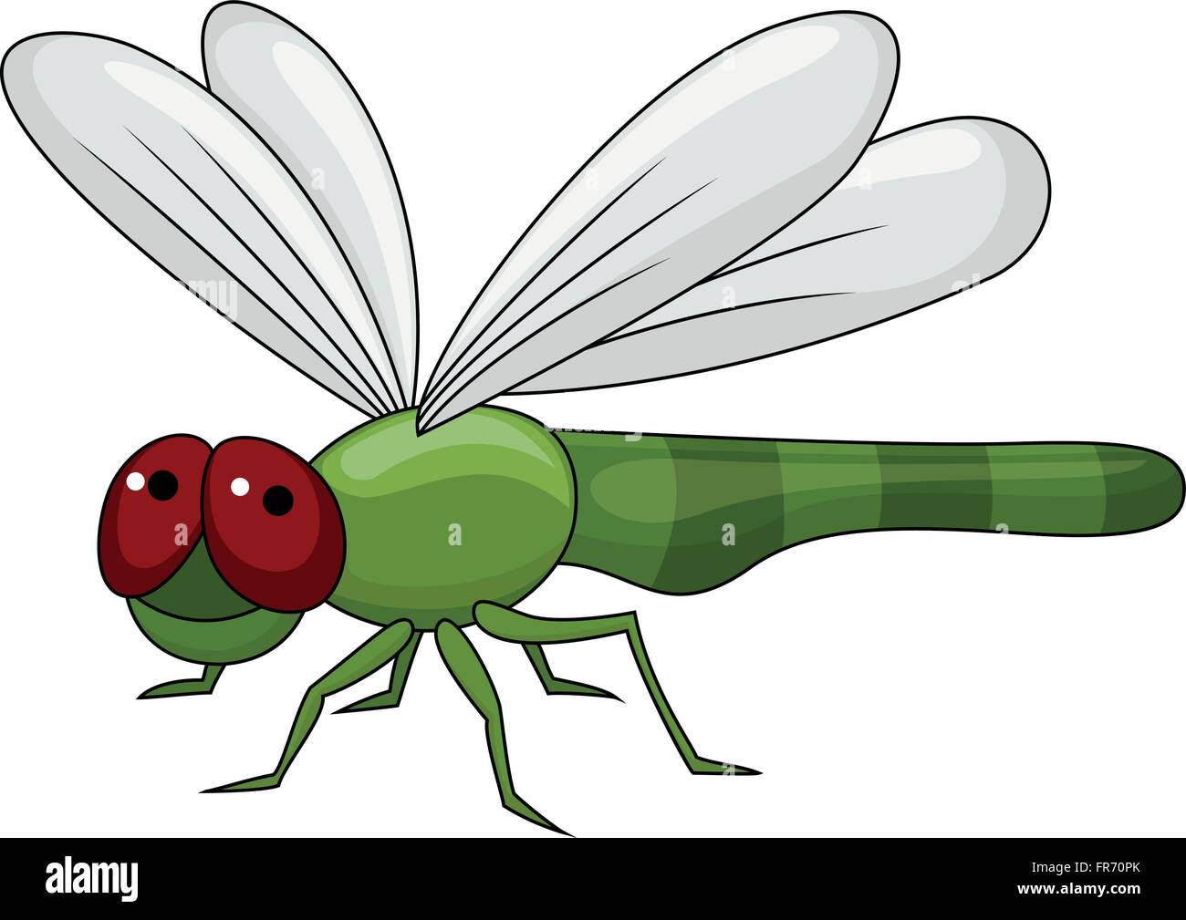 Cute dragonfly cartoon Stock Vector Image & Art - Alamy