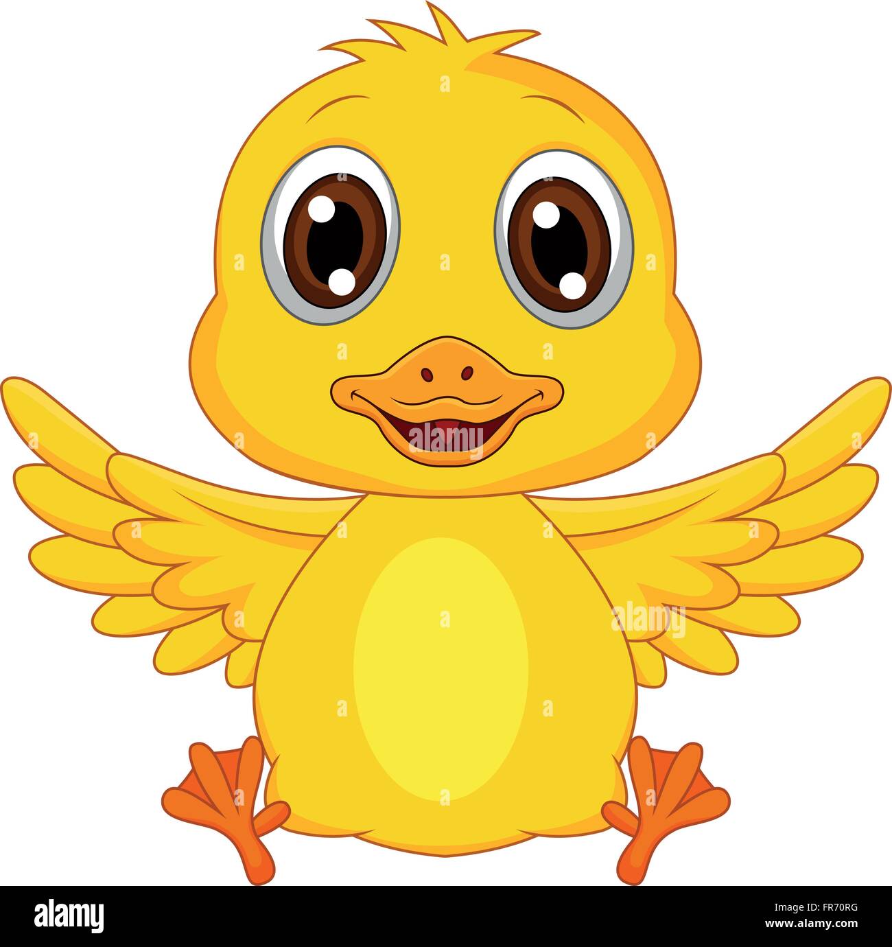 Baby duck cartoon hi-res stock photography and images - Alamy