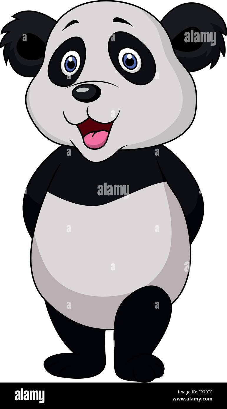 Cute panda cartoon Stock Vector Image & Art - Alamy