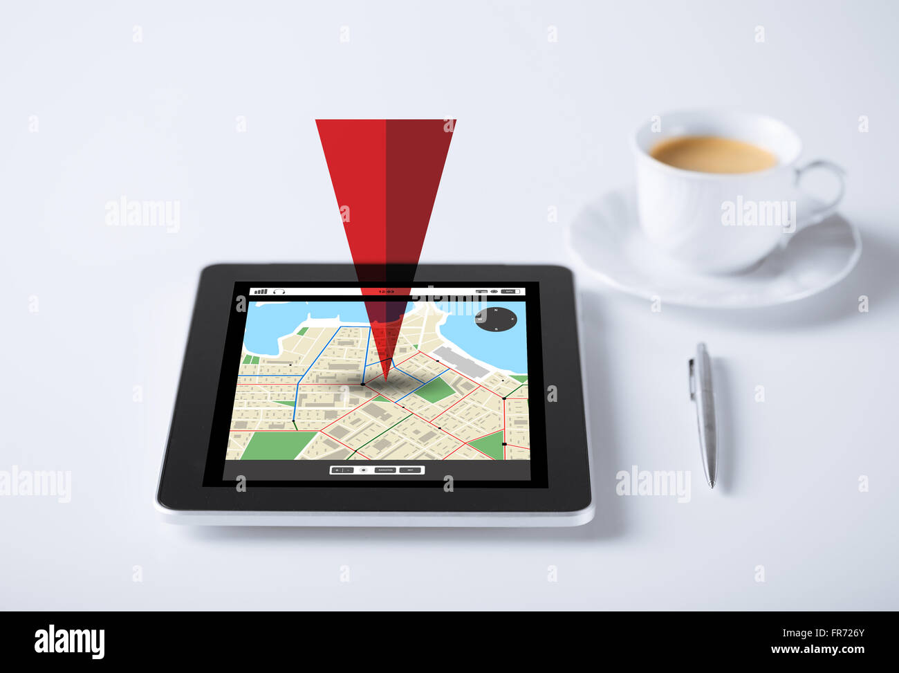 Tablet gps technology application hi-res stock photography and images ...