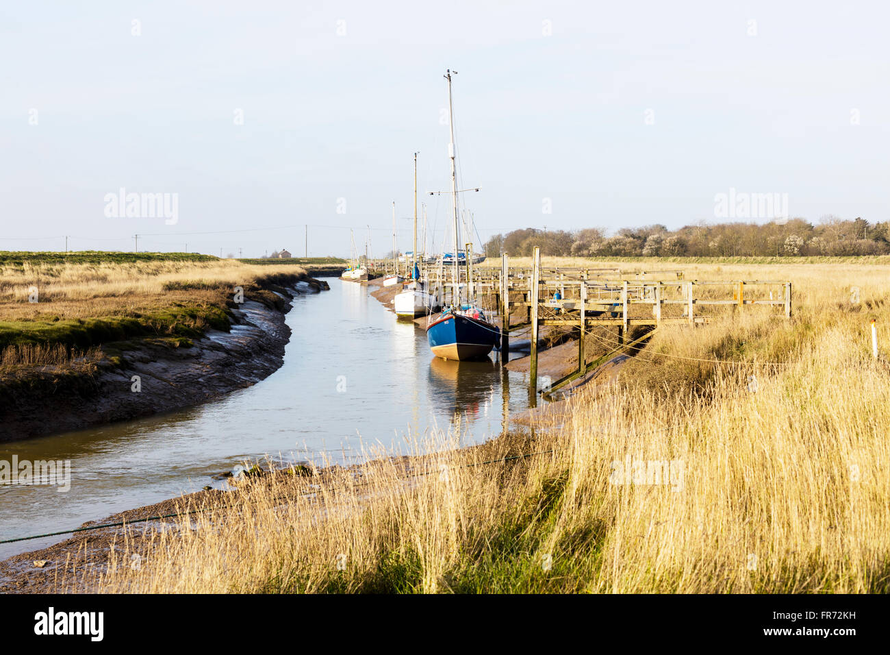 Gibraltar Point inlet coastal estuary boats yachts Skegness ...