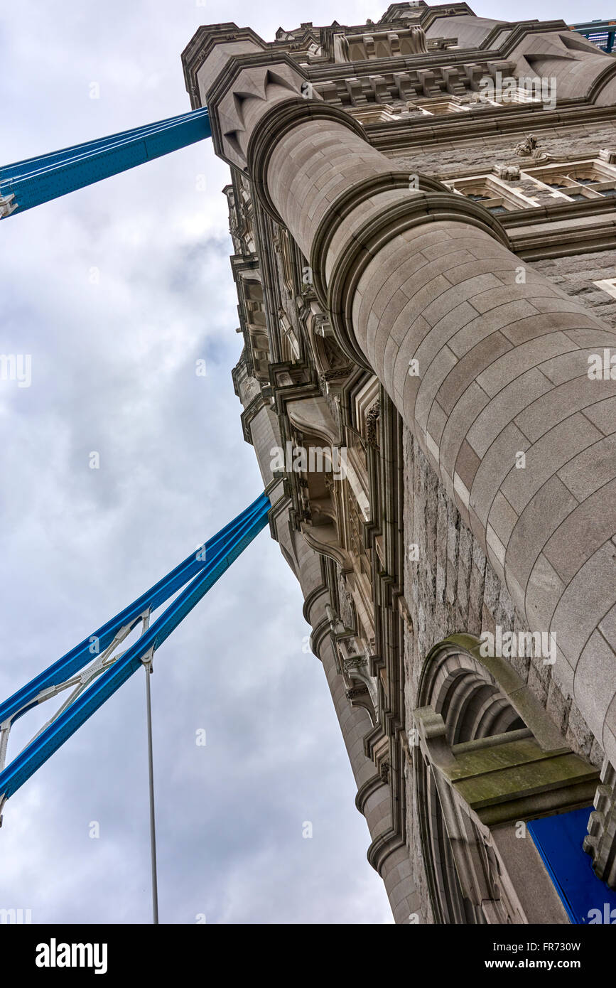 The bridge consists of two bridge towers hi-res stock photography and ...