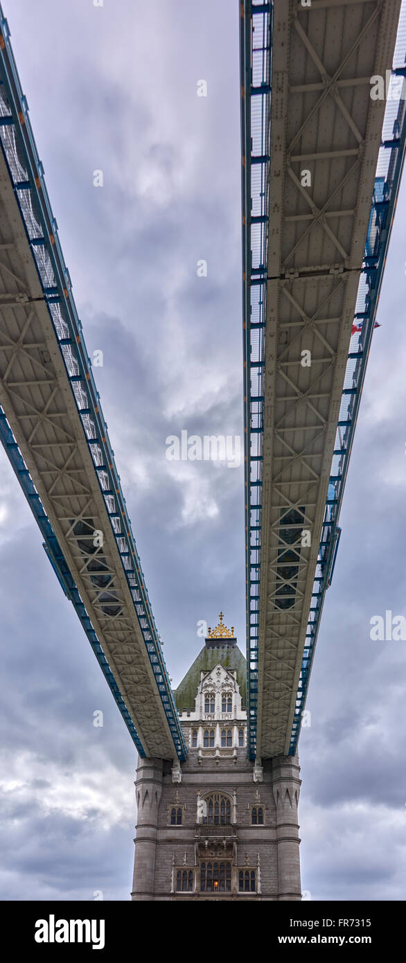 The bridge consists of two bridge towers hi-res stock photography and ...