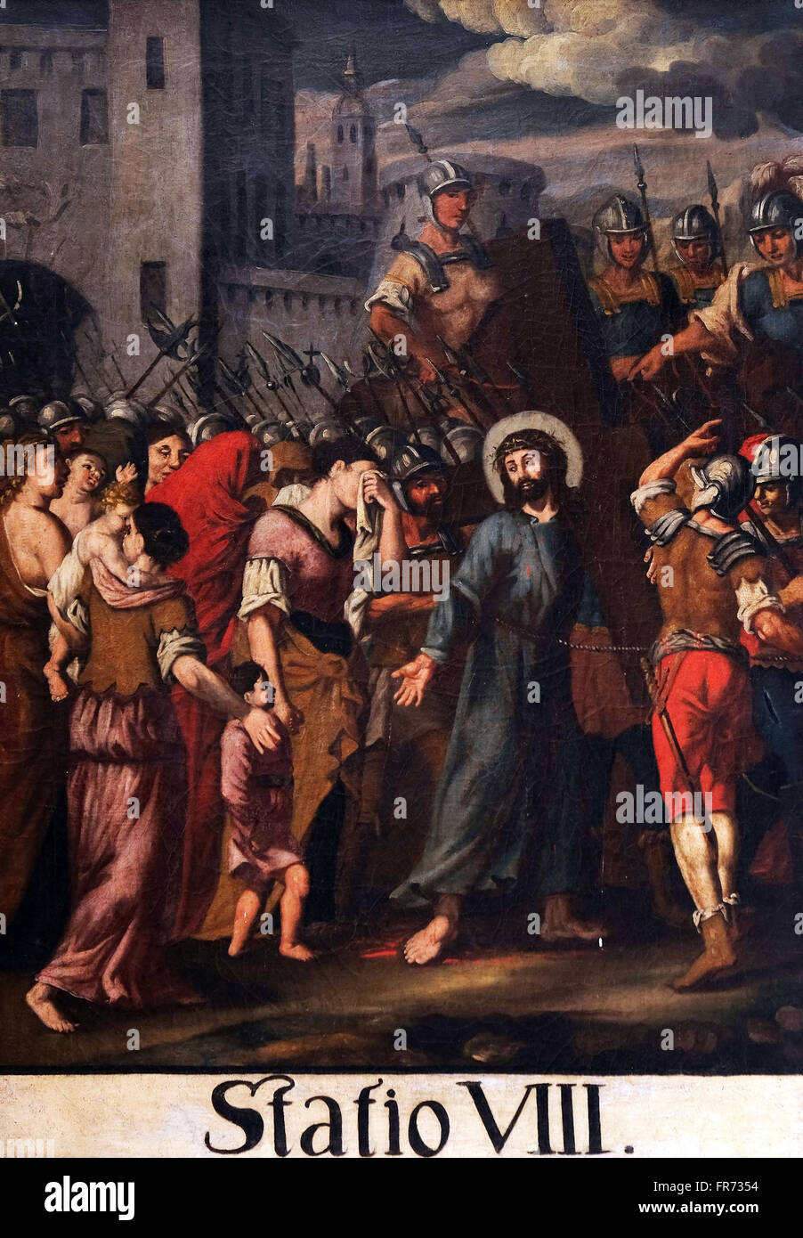 8th station cross via dolorosa hi-res stock photography and images - Alamy