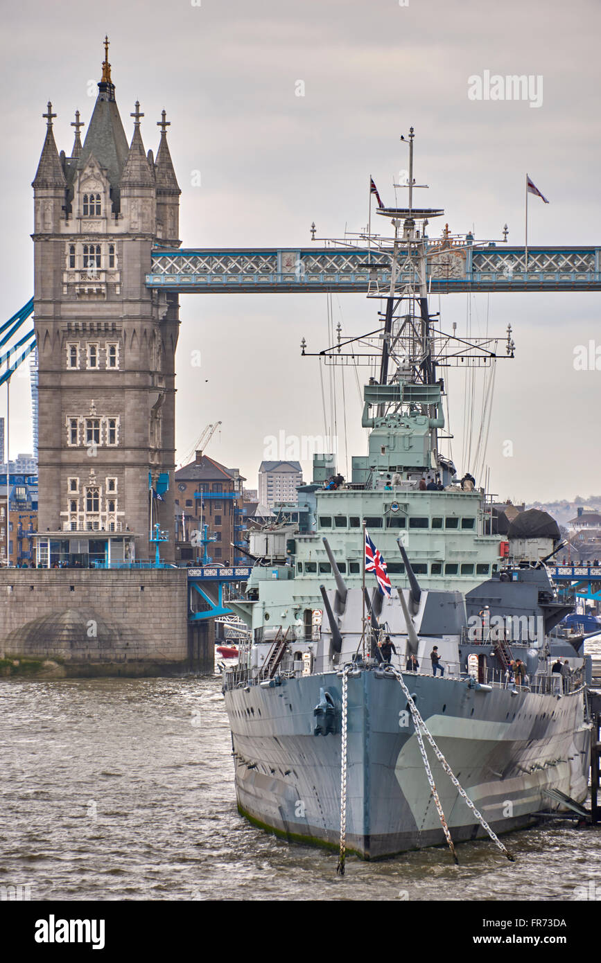 HMS Belfast is a museum ship, originally a Royal Navy light cruiser ...