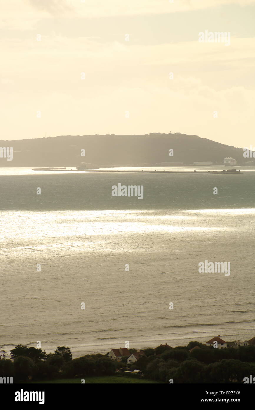 Atmospheric view of Portland,Dorset,UK Stock Photo - Alamy
