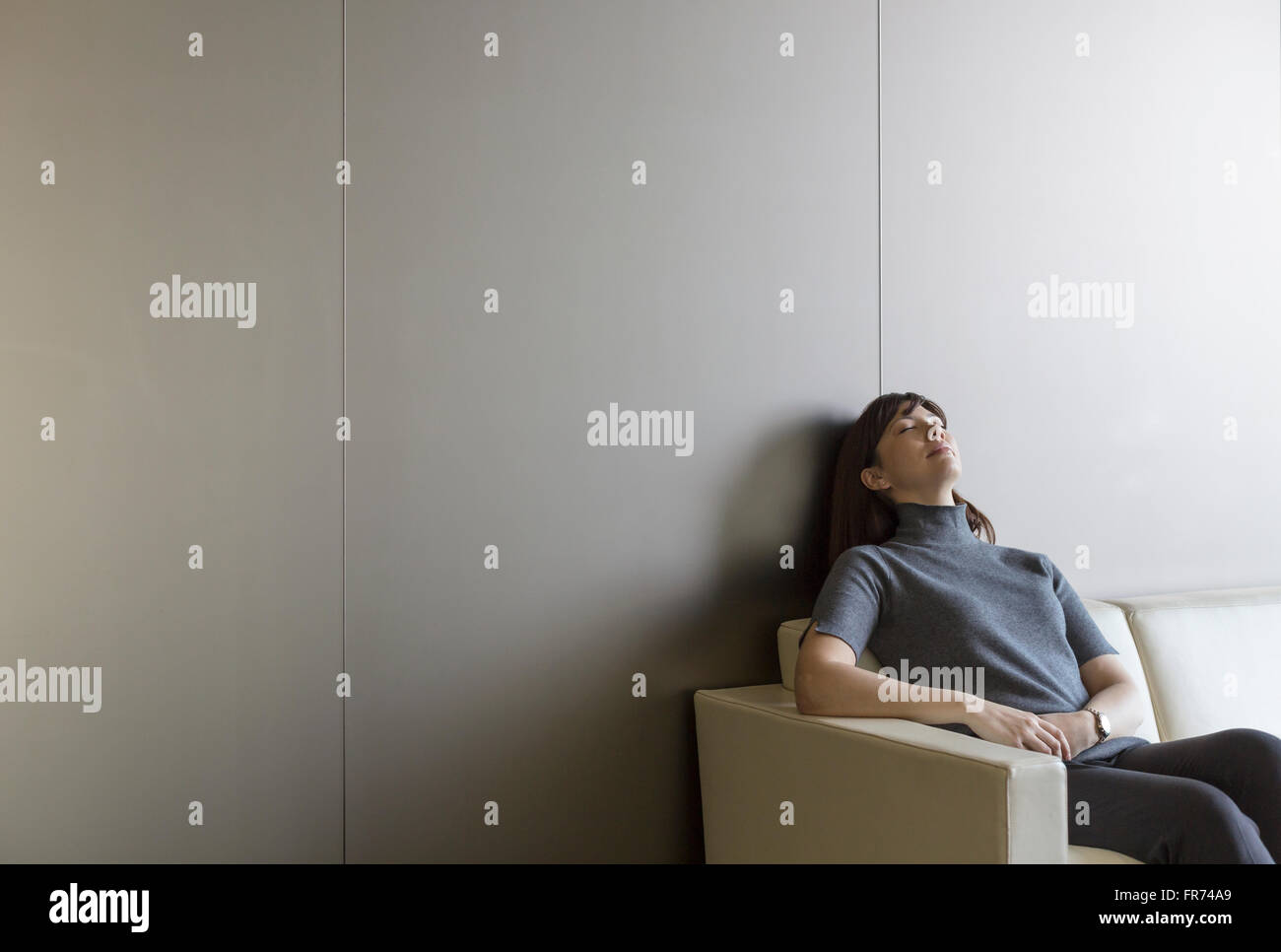 Tired person sofa hi-res stock photography and images - Alamy