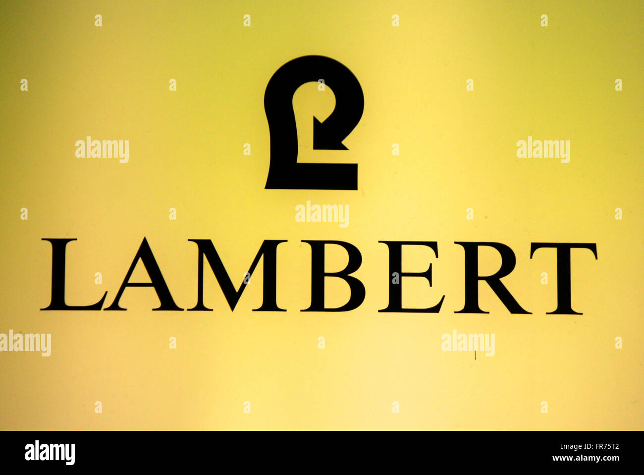 Markenname: "Lambert", Berlin Stock Photo - Alamy