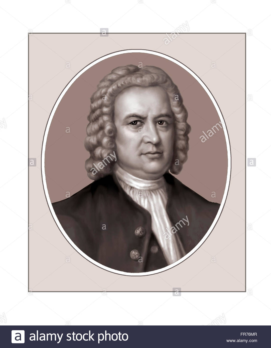 Johann Sebastian Bach Composer Stock Photos & Johann Sebastian Bach ...