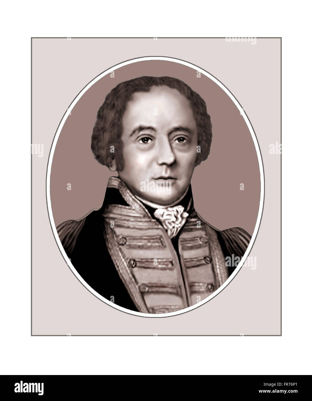 William Bligh, 1754-1817, Naval Officer, Portrait Stock Photo - Alamy