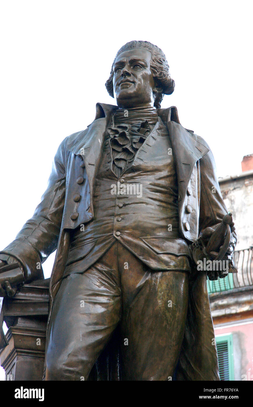 Statue von Pascal Paoli, Corte, Korsika, Frankreich Stock Photo - Alamy