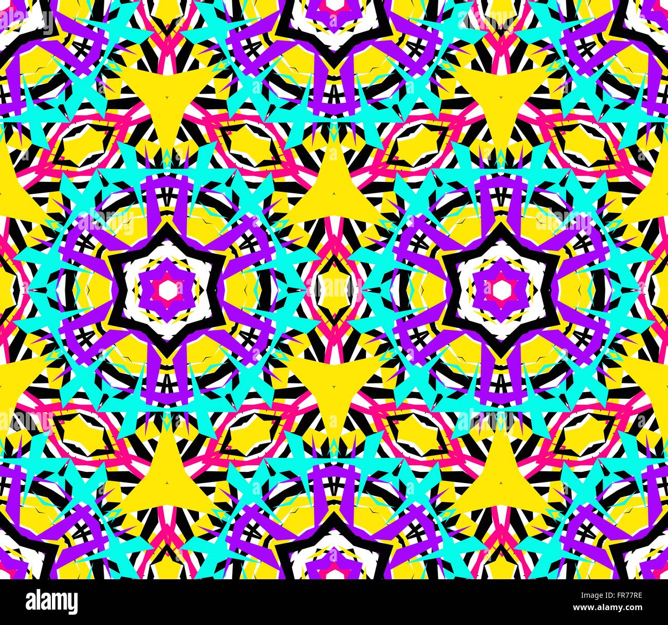 Geometric flower pattern hi-res stock photography and images - Alamy