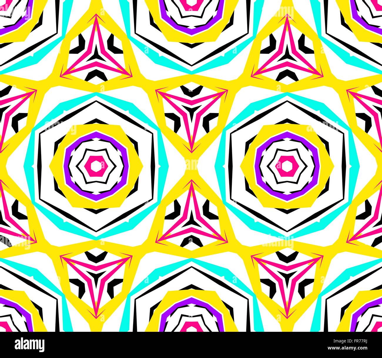 Geometric flower pattern hi-res stock photography and images - Alamy