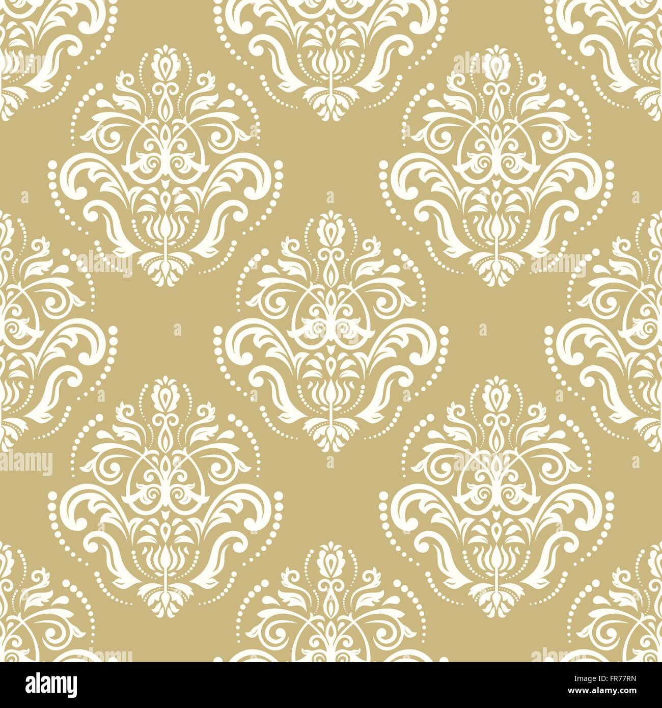 Seamless Vector Wallpaper in the Style of Baroque Stock Vector Image & Art - Alamy