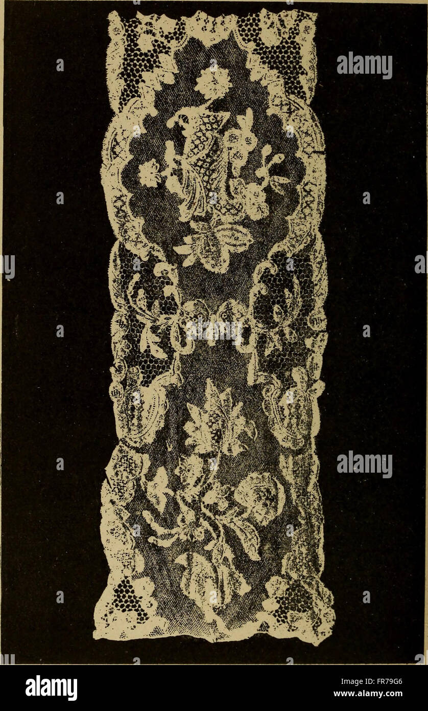 This work explores the history and types of lace and guipure, examining ...