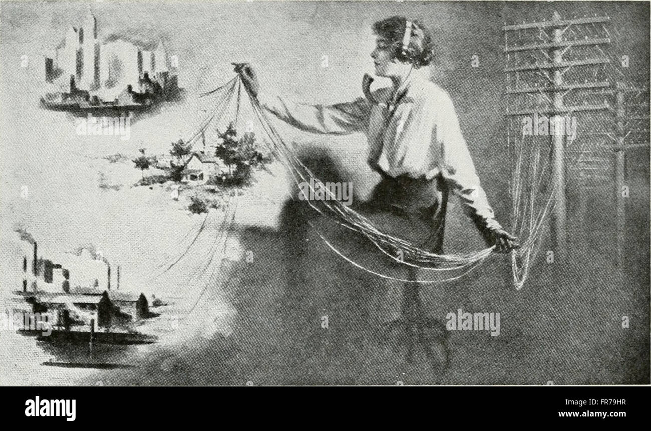 This 1922 magazine published by Bell Telephone features articles on ...