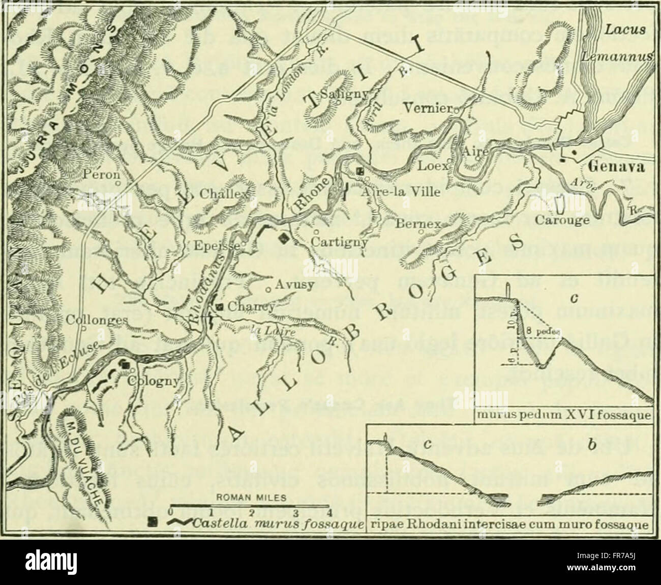 Gallic war map hi-res stock photography and images - Alamy