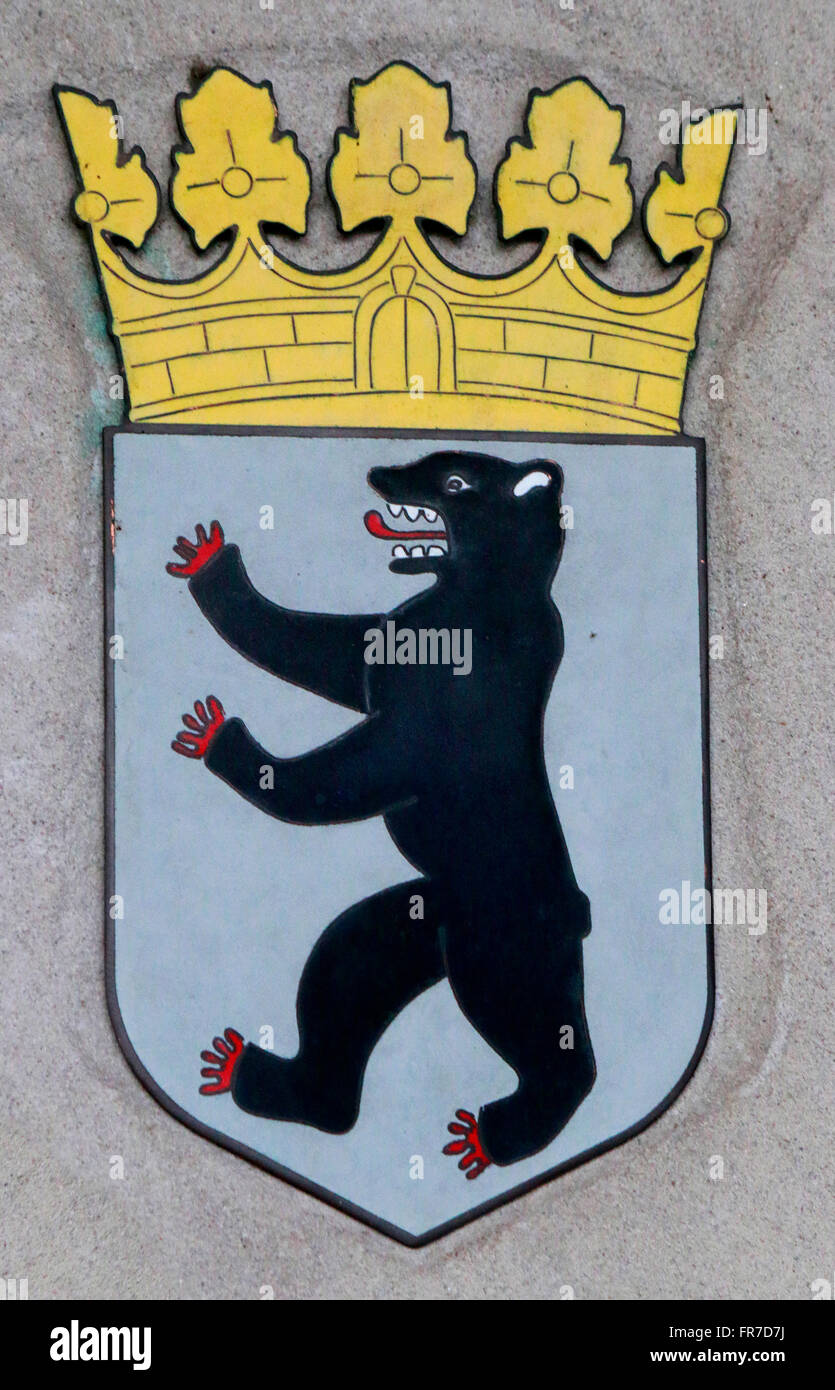 Berlin bear logo hi-res stock photography and images - Alamy