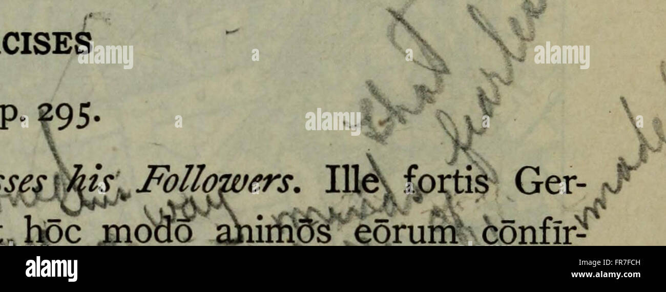 A 1911 educational text introducing Latin language basics for beginners ...