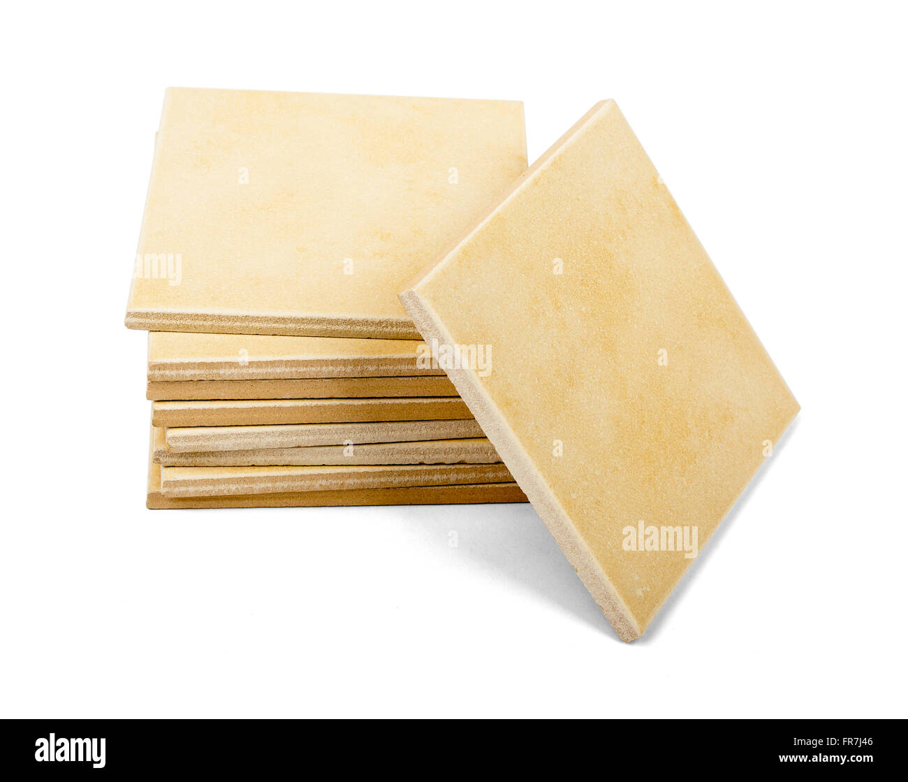 Stack of tiles Stock Photo - Alamy
