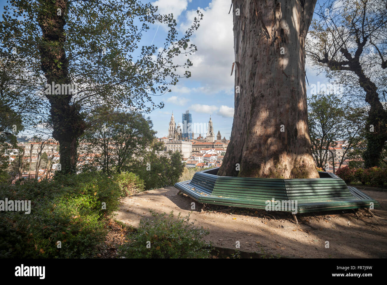 Parque de la Alameda. Santiago de Compostela Stock Photo - Alamy