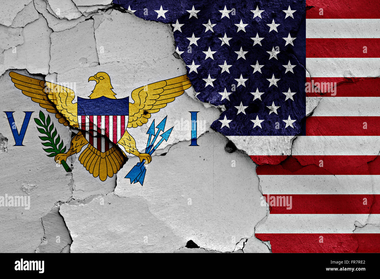 Flag of united states virgin islands hi-res stock photography and ...