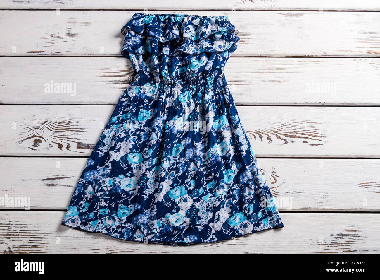 Floral light blue dress hi-res stock photography and images - Alamy