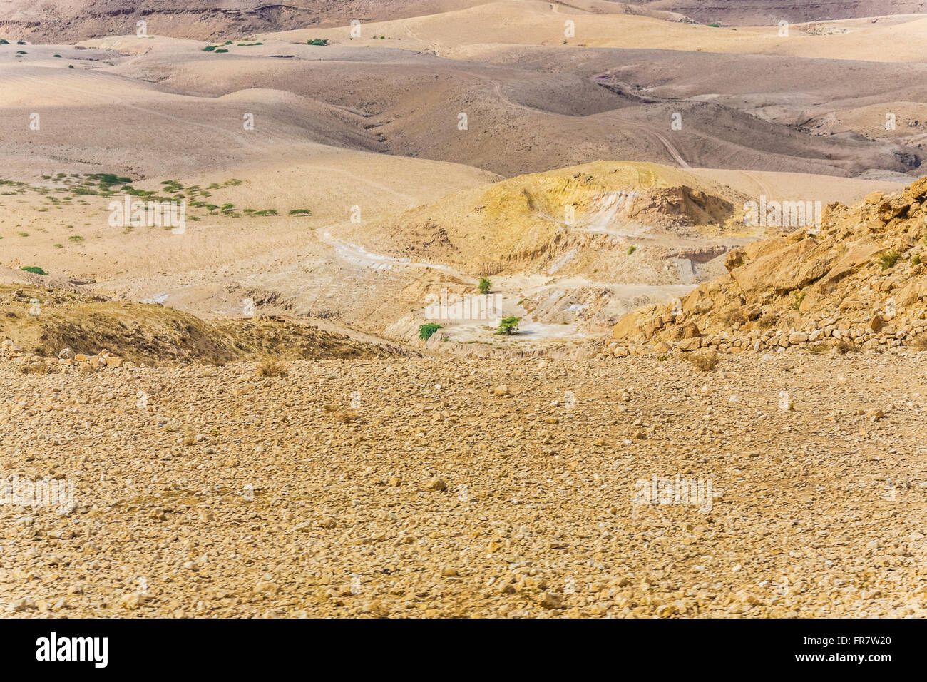 desert mountain landscape, Jordan, Middle East Stock Photo - Alamy