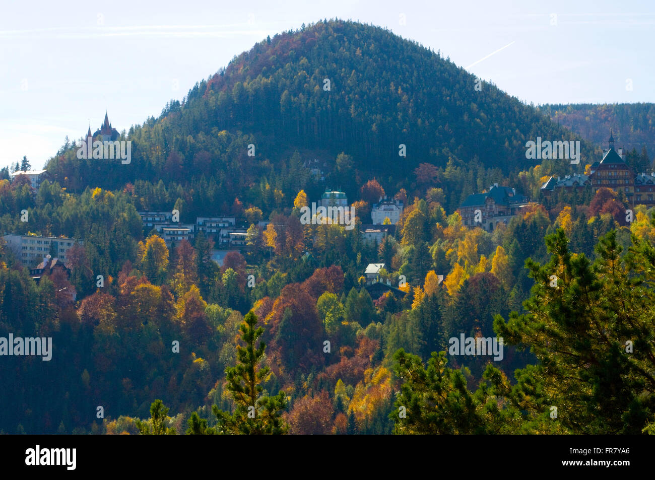 Österreich, Semmering, Blick auf den Luftkurort Semmering Stock Photo ...