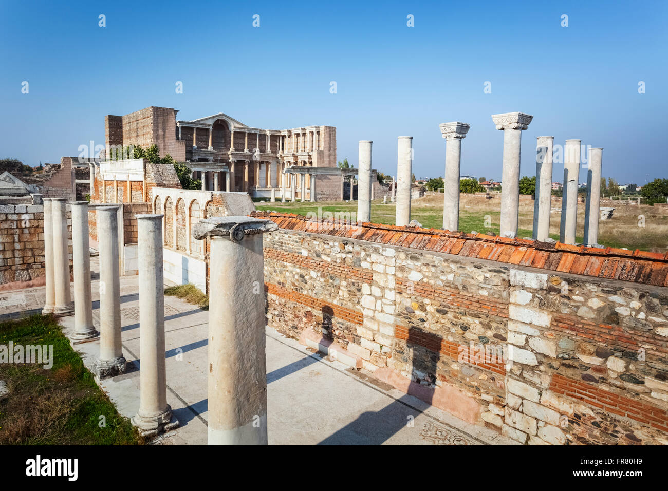Ruins of the Synagogue of Sardis; Sardis, Turkey Stock Photo - Alamy