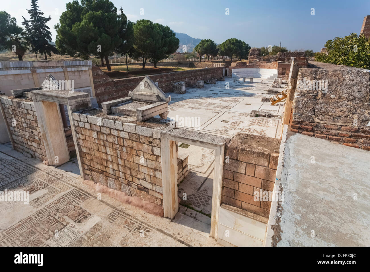 Ruins of the Synagogue of Sardis; Sardis, Turkey Stock Photo - Alamy