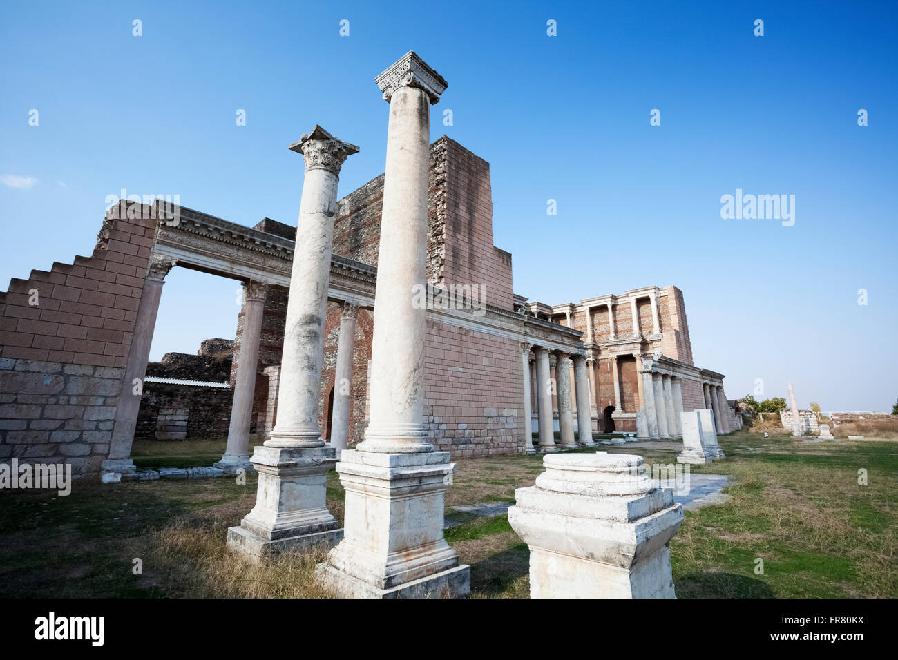 Ruins of the Synagogue of Sardis; Sardis, Turkey Stock Photo - Alamy