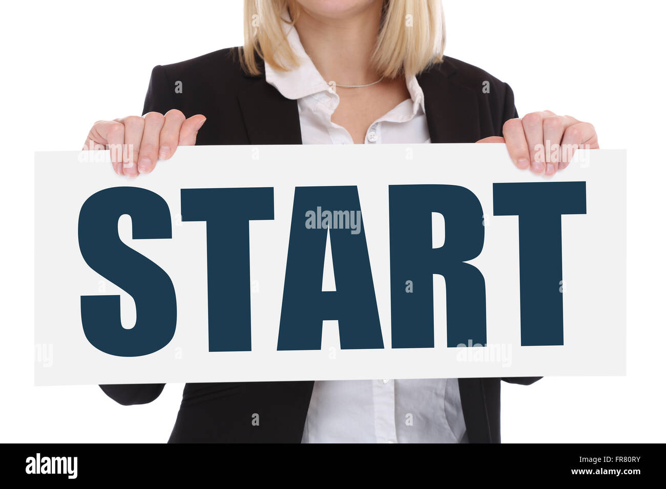 Start starting begin beginning business concept career goals motivation ...