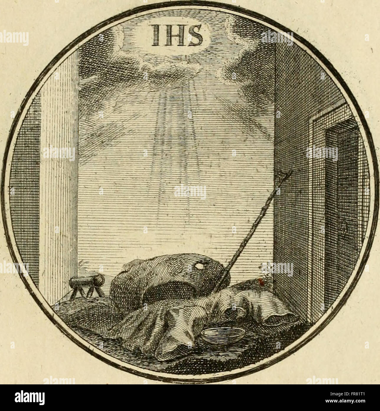 This 1780 text presents the emblematic rules of Saint Benedict ...