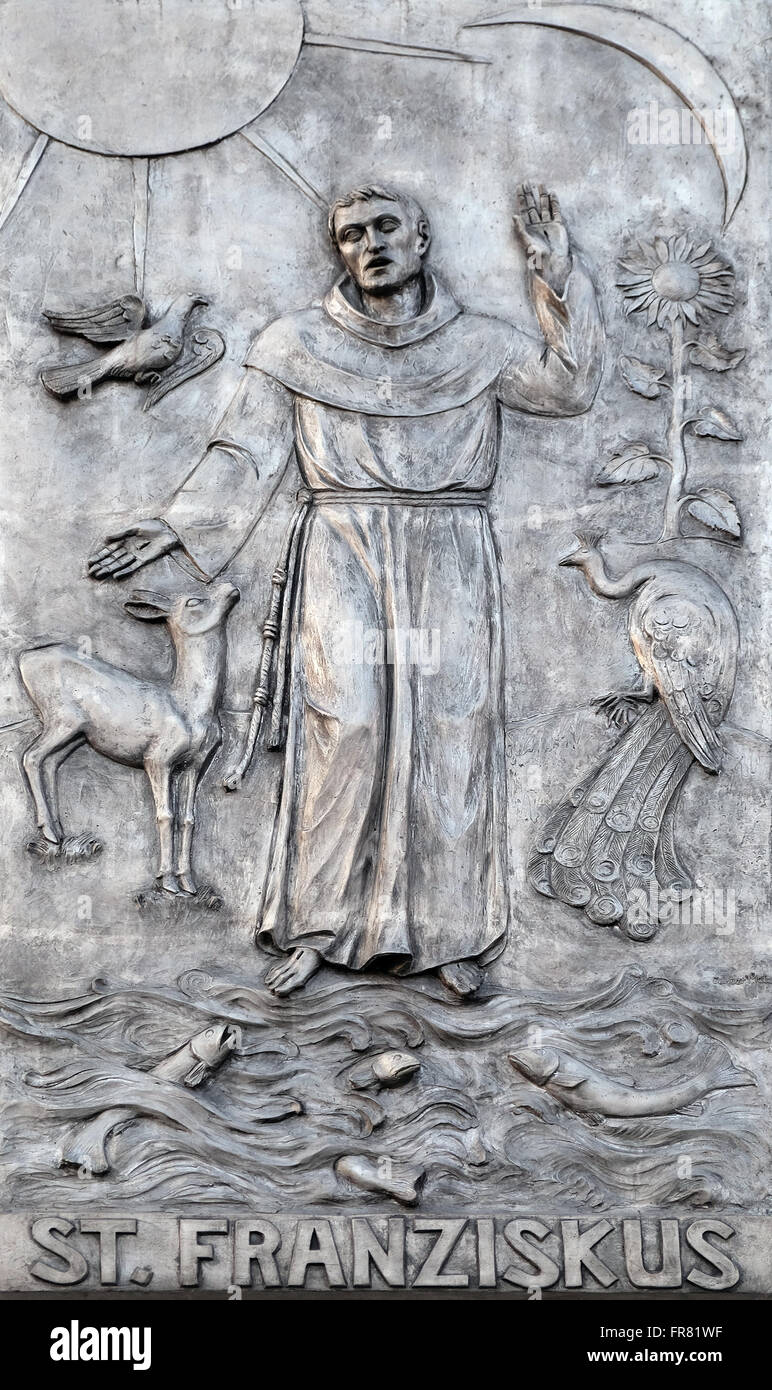 Saint Francis, Monastery of Saint Mary in Kleinostheim, Germany on June ...