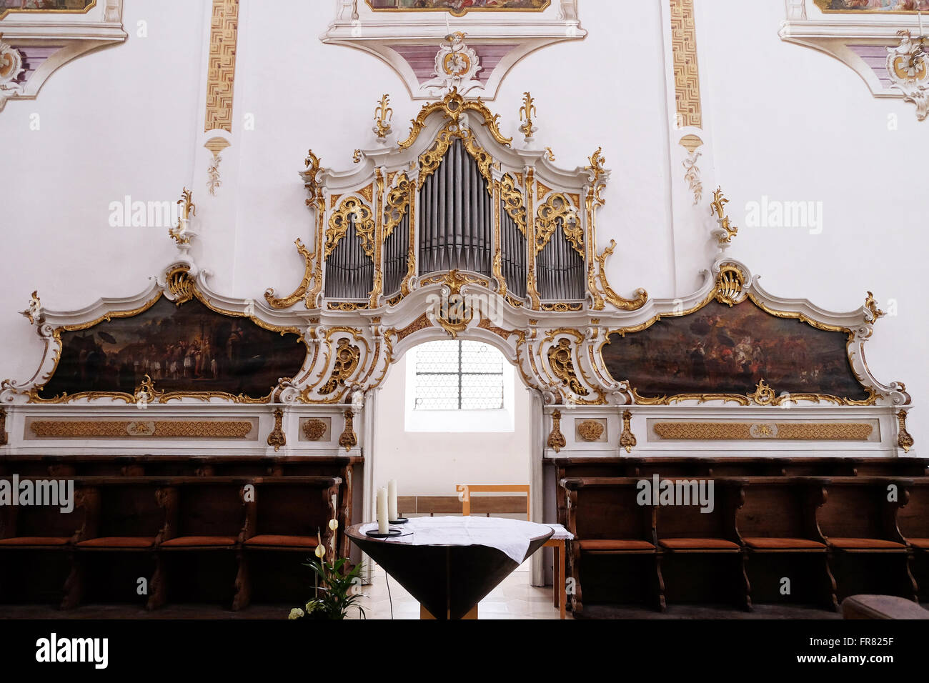 Monastery church of St. John in Ursberg, Germany on June 09, 2015 Stock ...