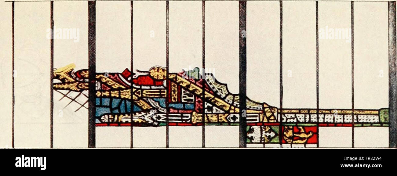 Stained glass of the middle ages in England and France (1913 Stock ...