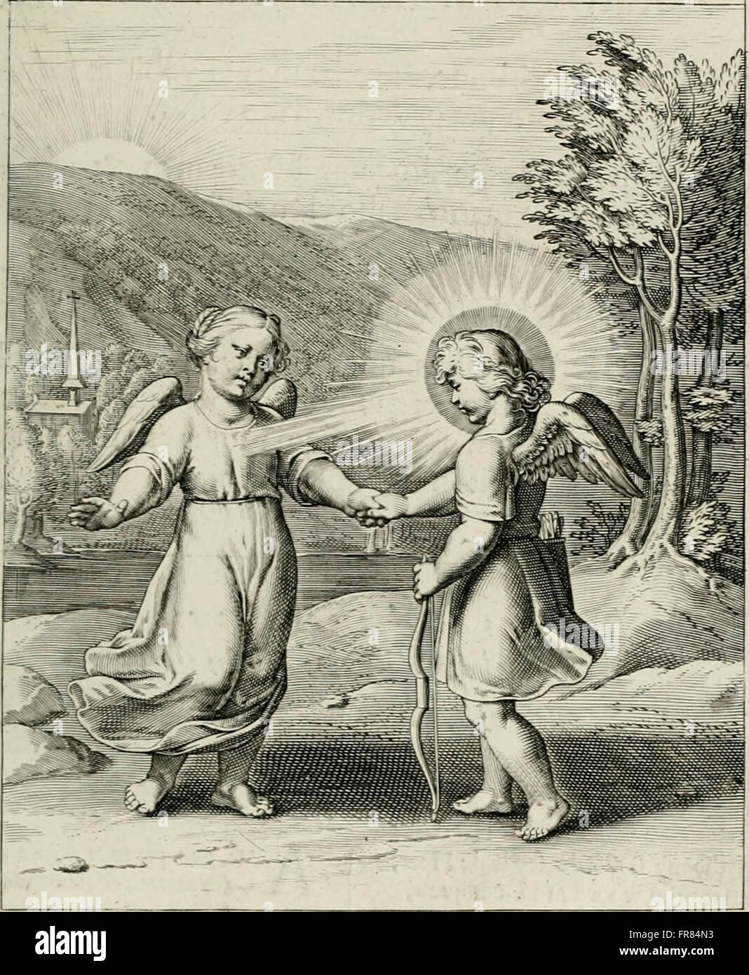Published in 1660, this religious work, 'Amoris Divini Emblemata ...