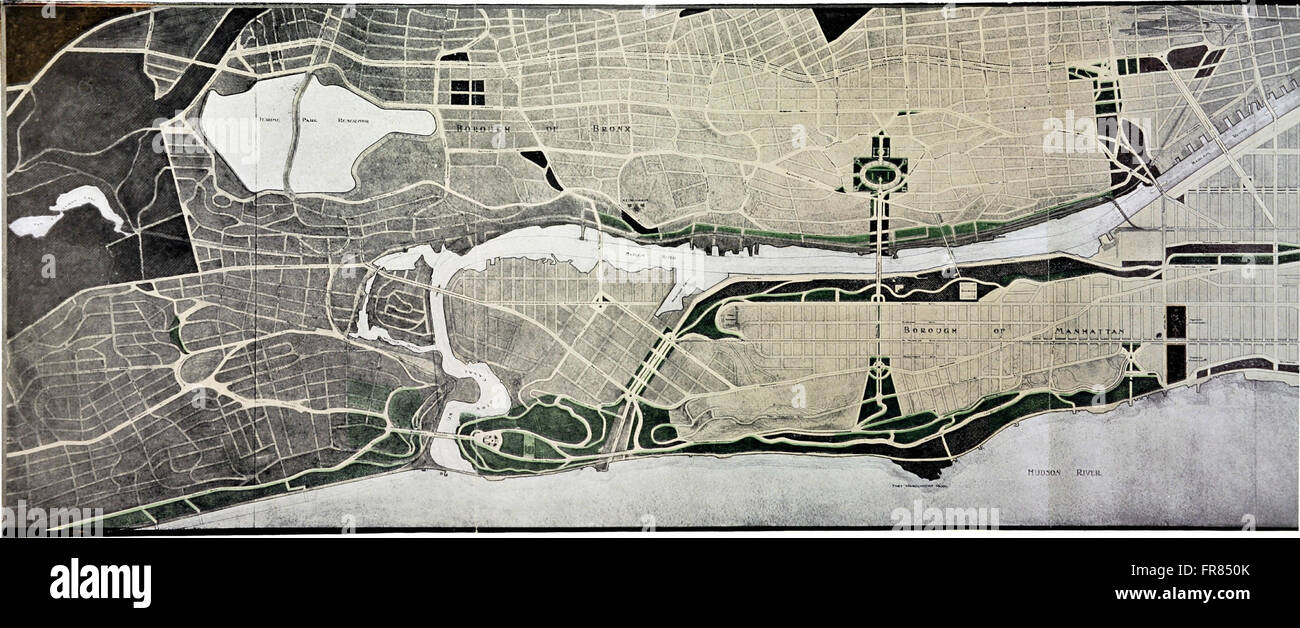 The 1907 report by the New York City Improvement Commission presents ...