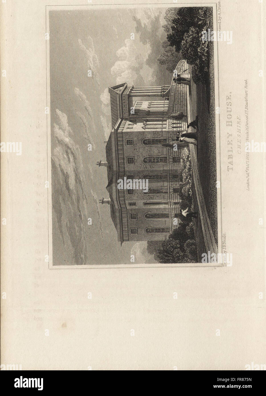 This 1824 work features detailed engravings of noble estates across ...