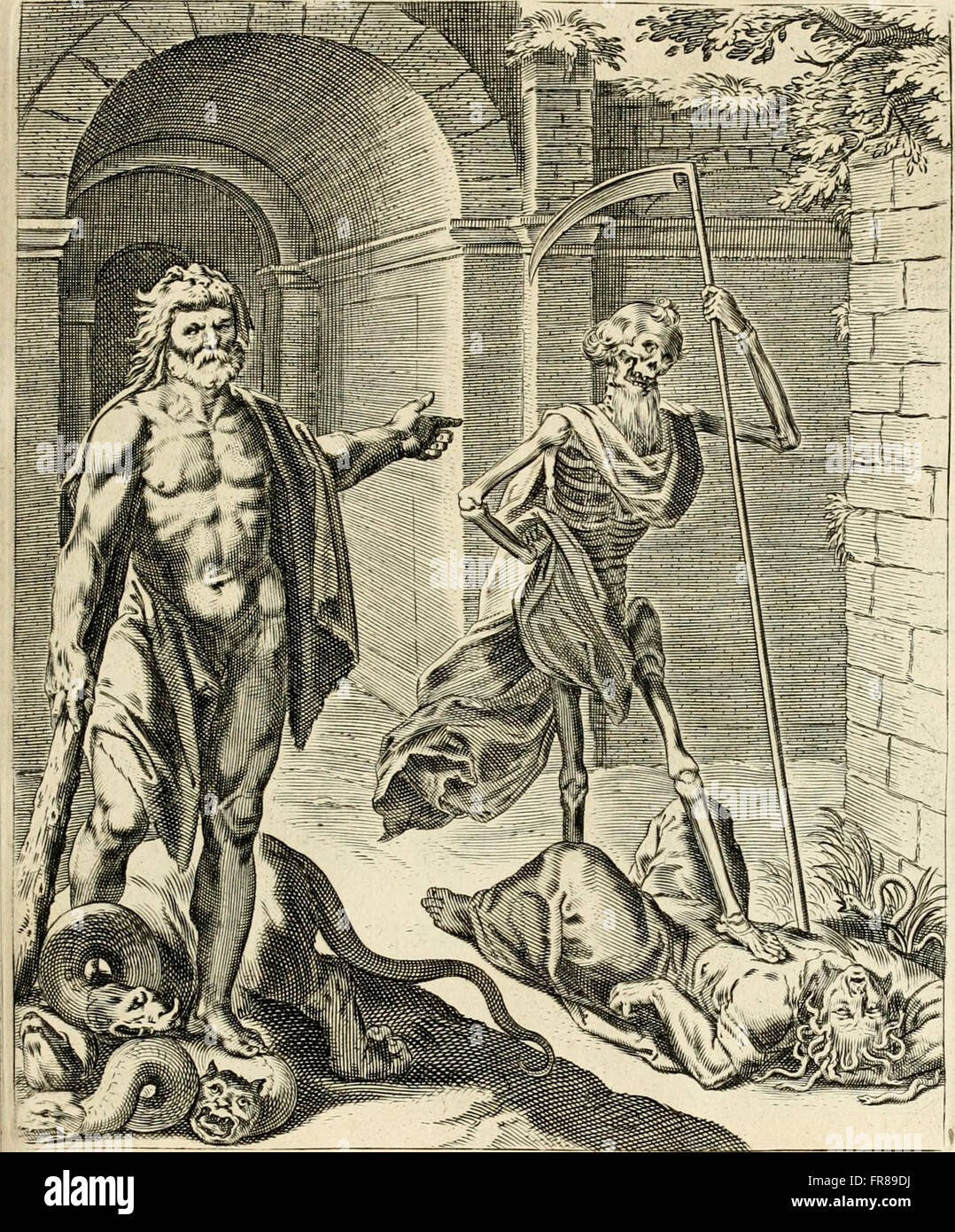 A 1733 Spanish work combining 100 moral emblems, Epictetus' Enchiridion ...