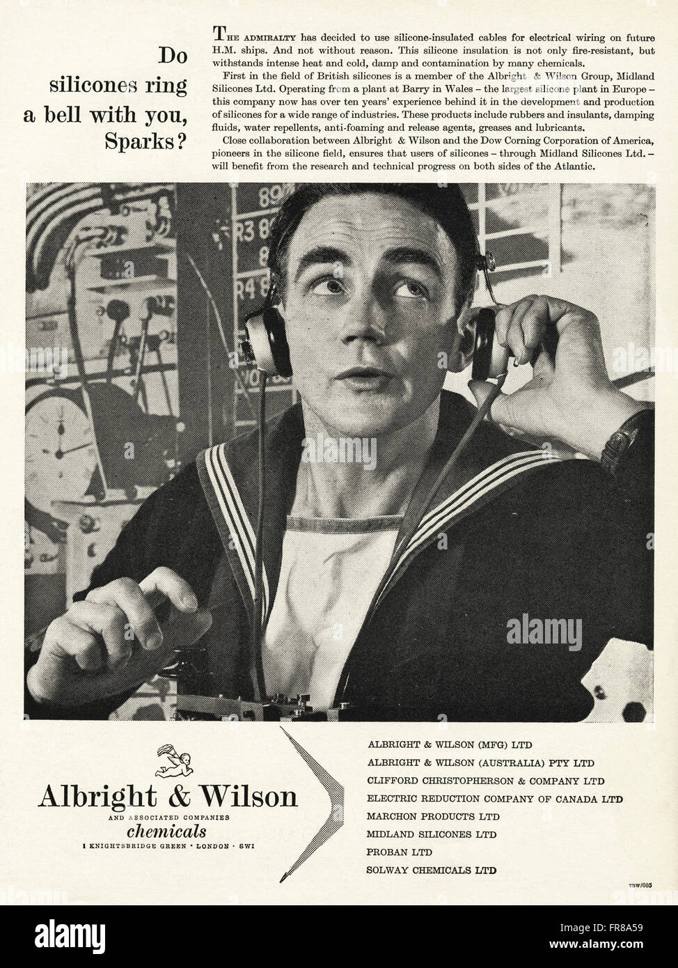 Original vintage advert from 1950s. Advertisement dated 1959 ...