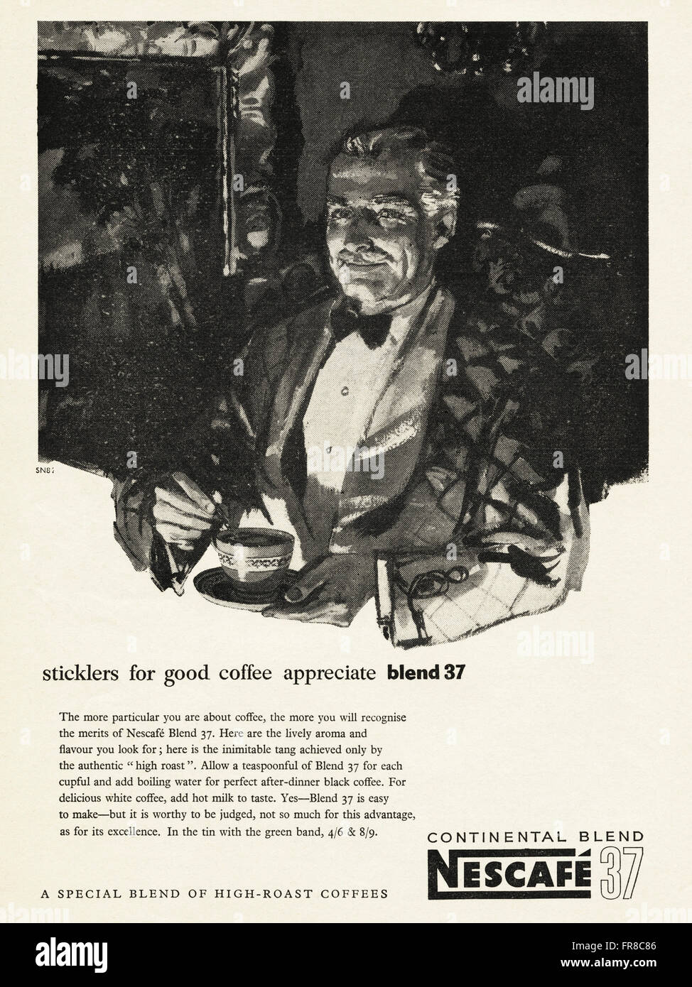 Nescafe advert hi-res stock photography and images - Alamy