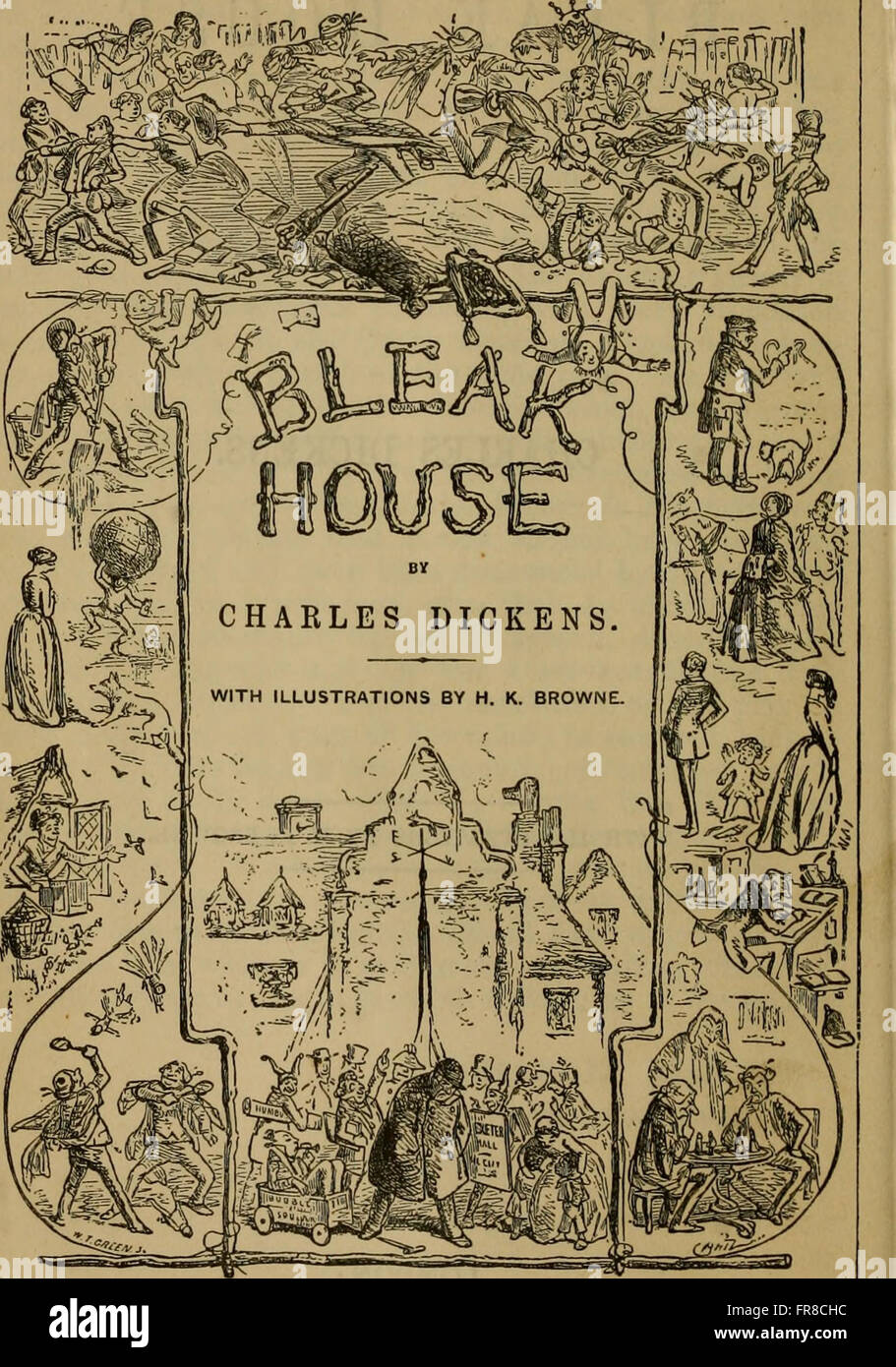 Bleak house book cover hi-res stock photography and images - Alamy