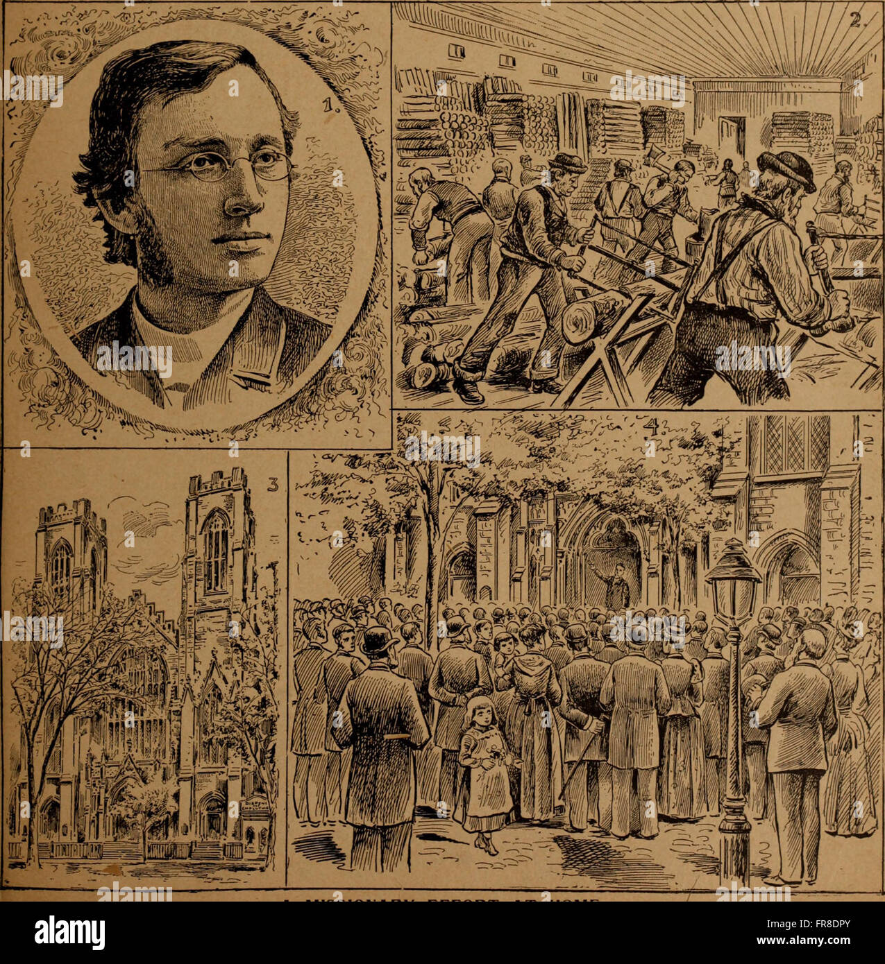 Christian herald and signs of our times (1891 Stock Photo - Alamy