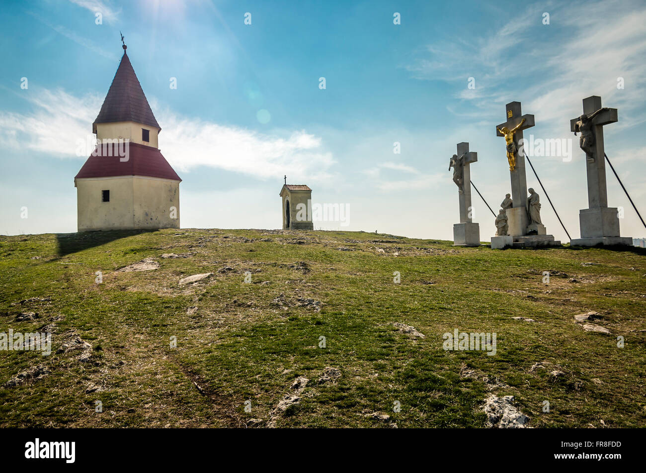Religion nitra slovakia cross hi-res stock photography and images - Alamy