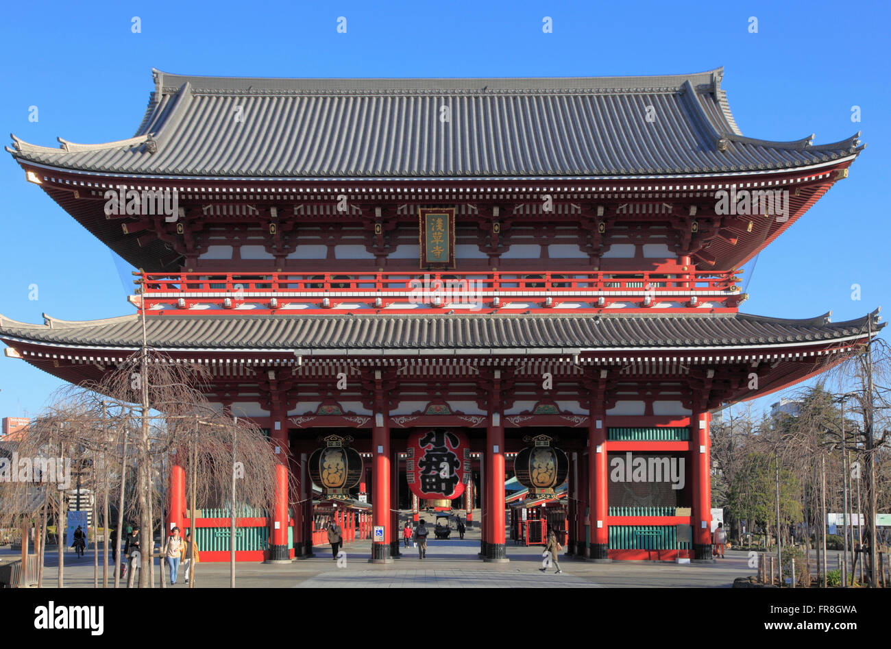 Japan, Tokyo, Asakusa, Sensoji Temple, Hozomon Gate Stock Photo - Alamy