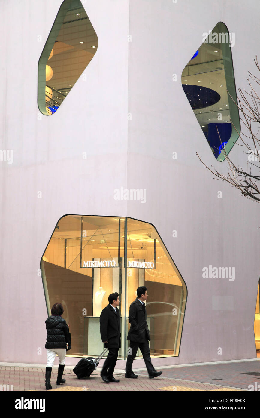 Japan, Tokyo, Ginza, Mikimoto, shop, shopping, people Stock Photo - Alamy