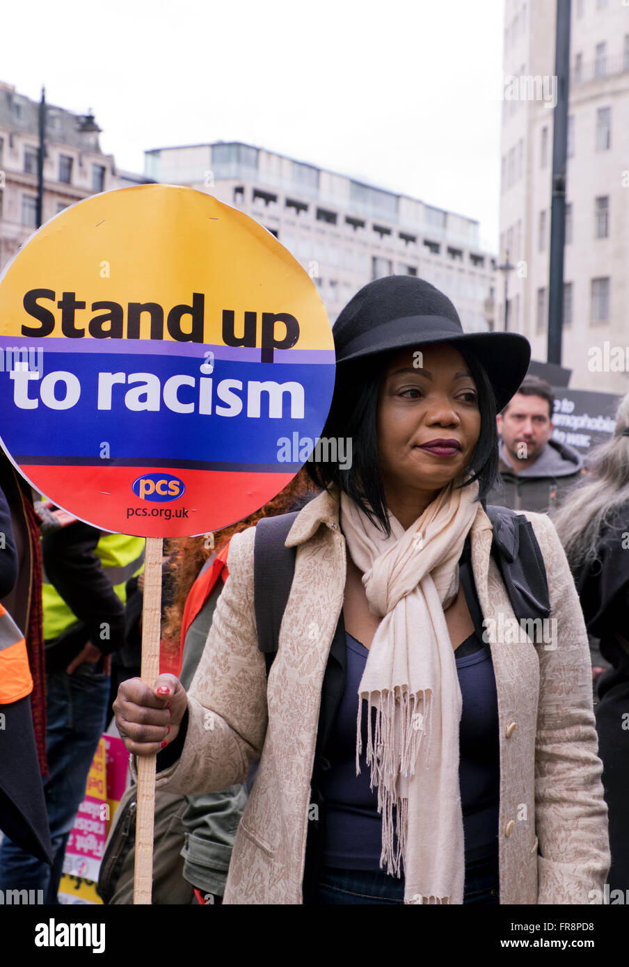 Stand up to Racism march welcoming Refugees & protesting against ...
