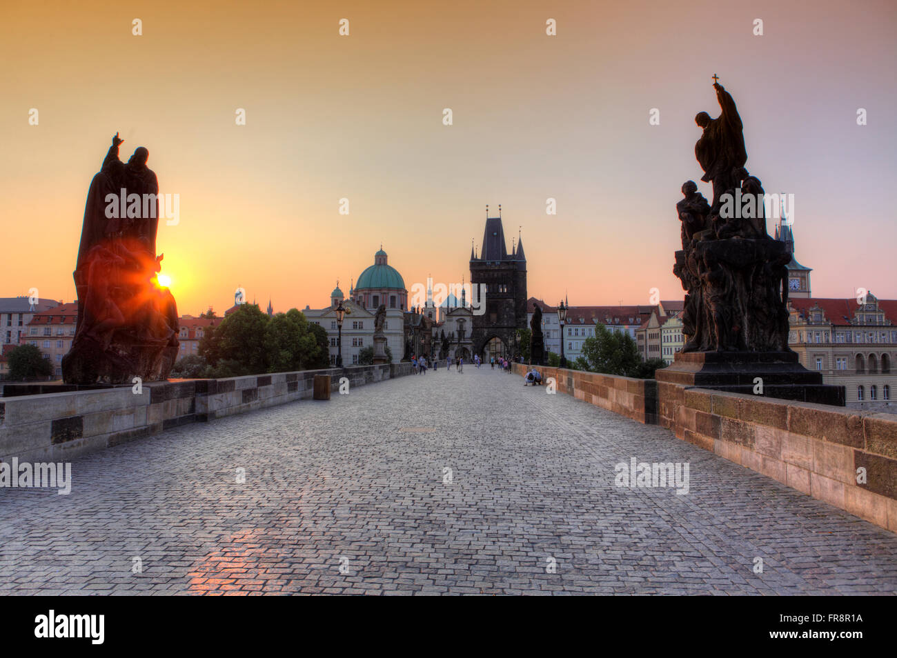 Prague bridge detail hi-res stock photography and images - Alamy